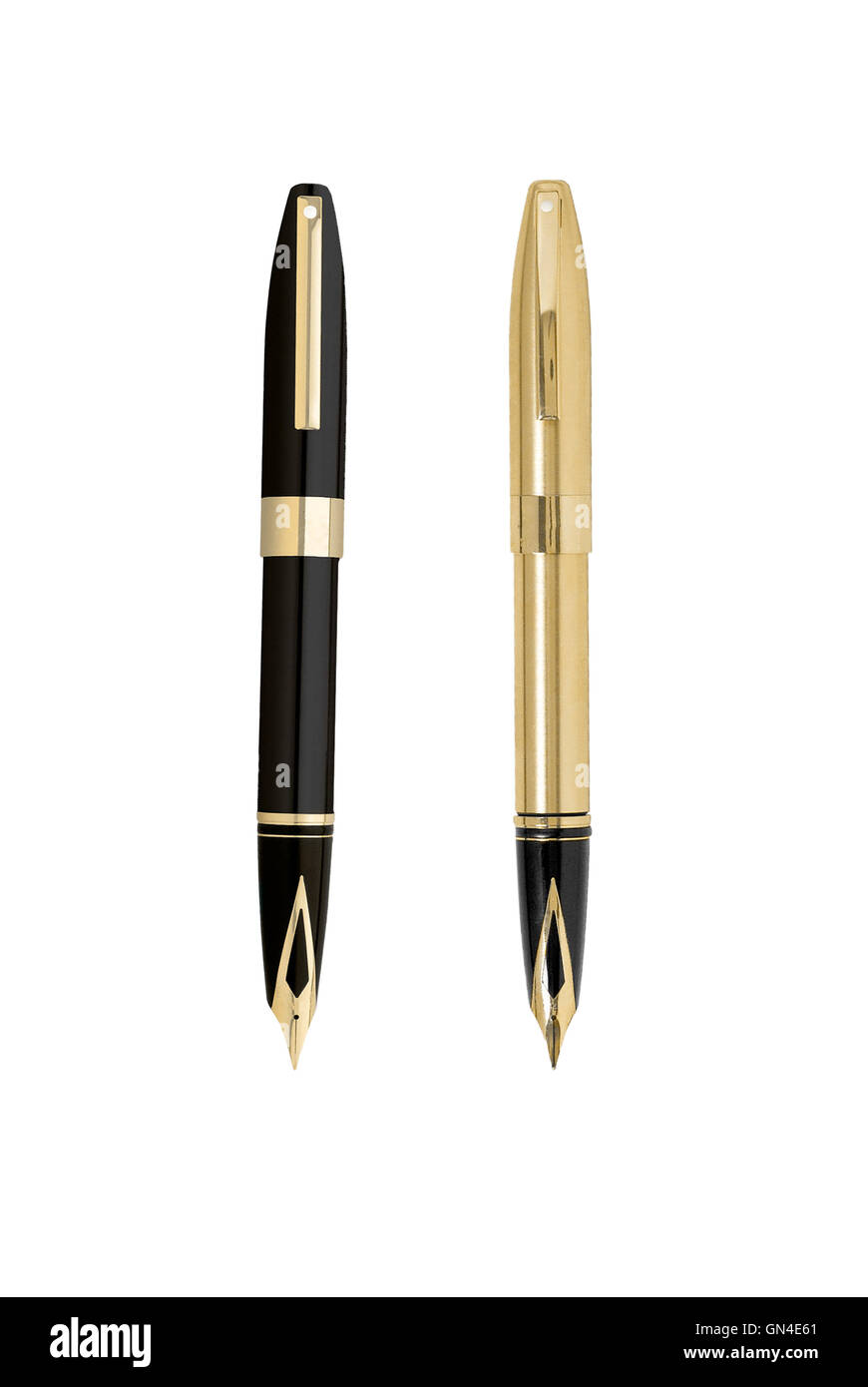 Gold Pens High Resolution Stock Photography and Images - Alamy