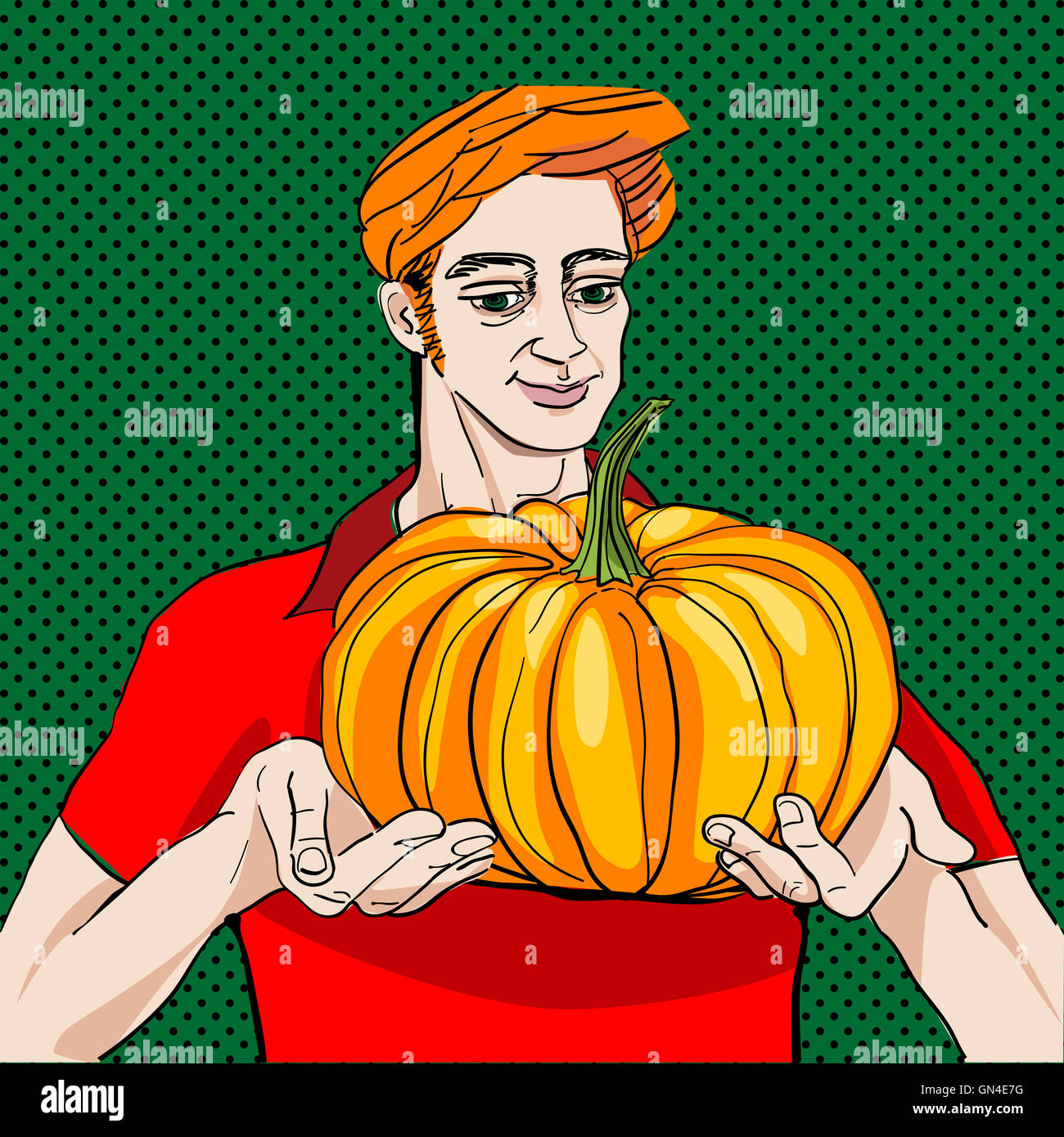 pop art thanksgiving day Stock Photo - Alamy