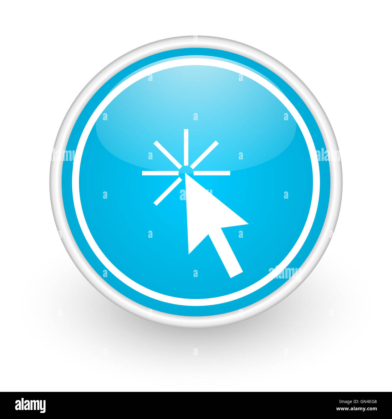 click here icon Stock Photo - Alamy