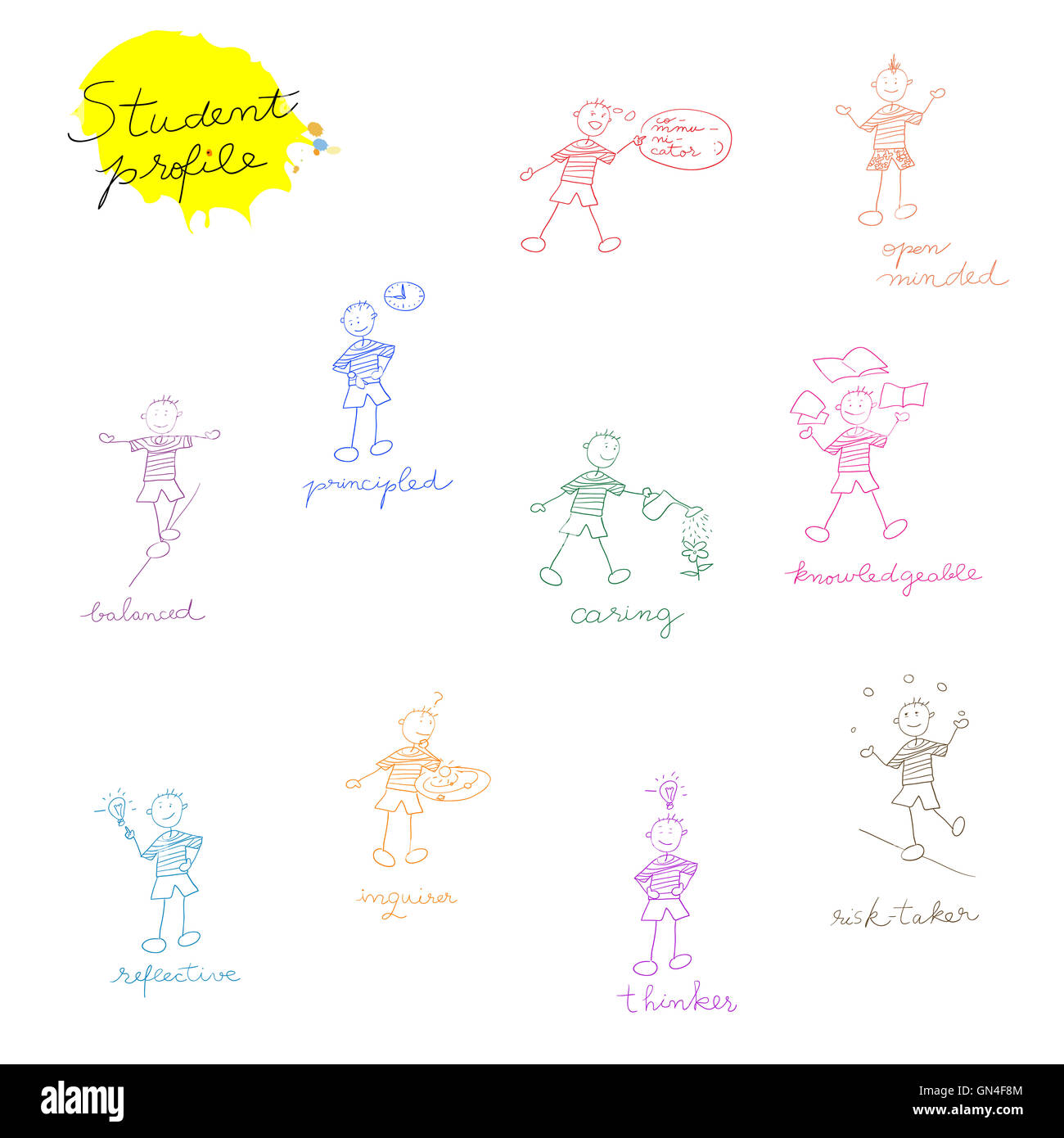 Comic student hi-res stock photography and images - Alamy