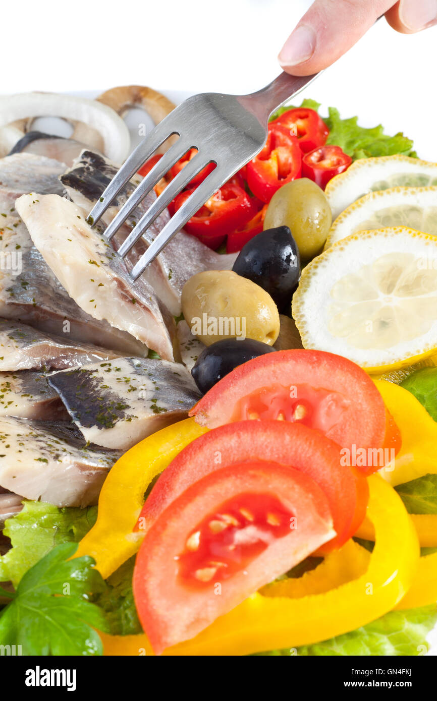 close up sliced fish Stock Photo - Alamy