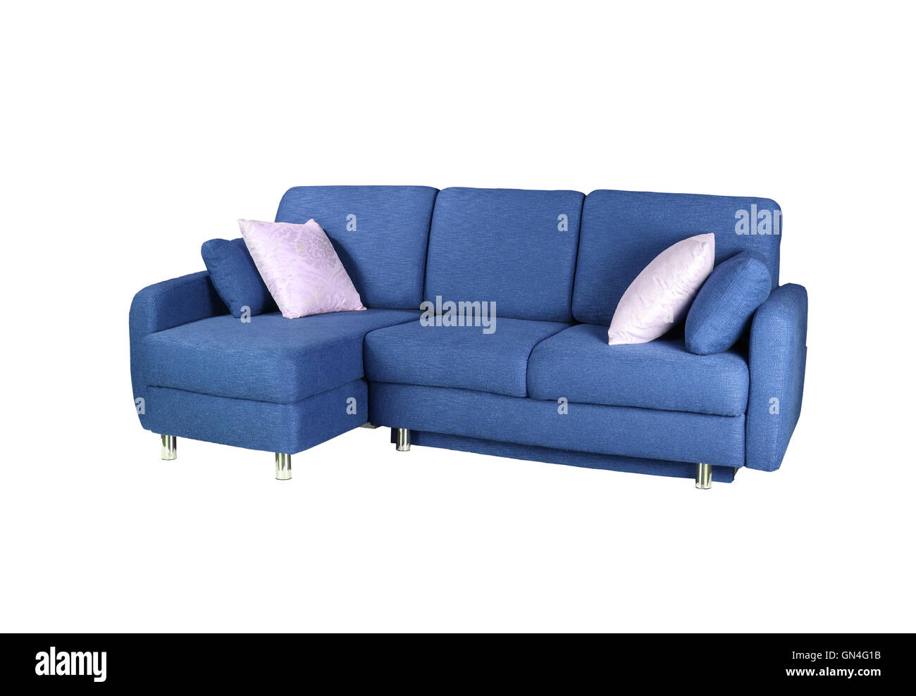 Blue minimal background Cut Out Stock Images & Pictures - Alamy