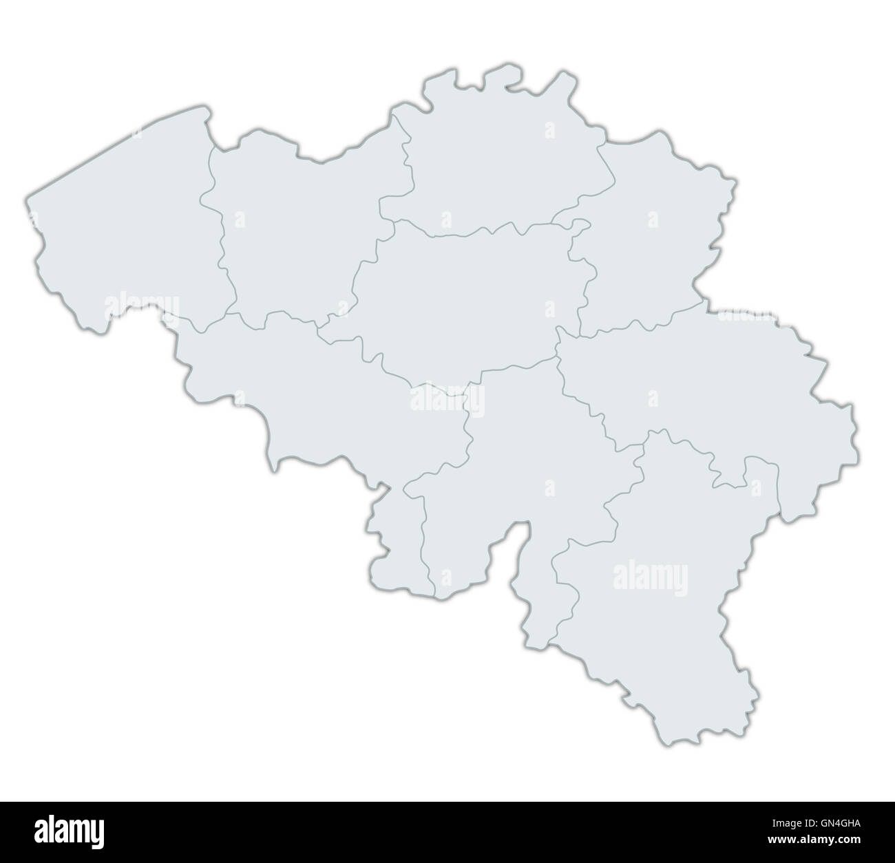 Belgium map regions hi-res stock photography and images - Alamy