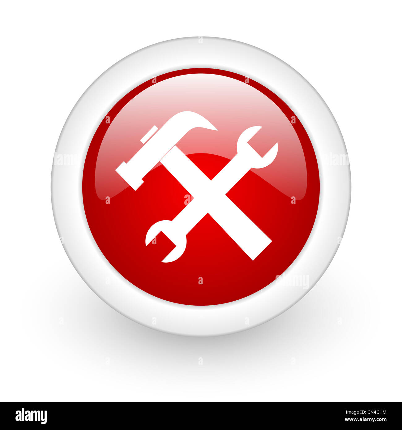 tools web button Stock Photo - Alamy