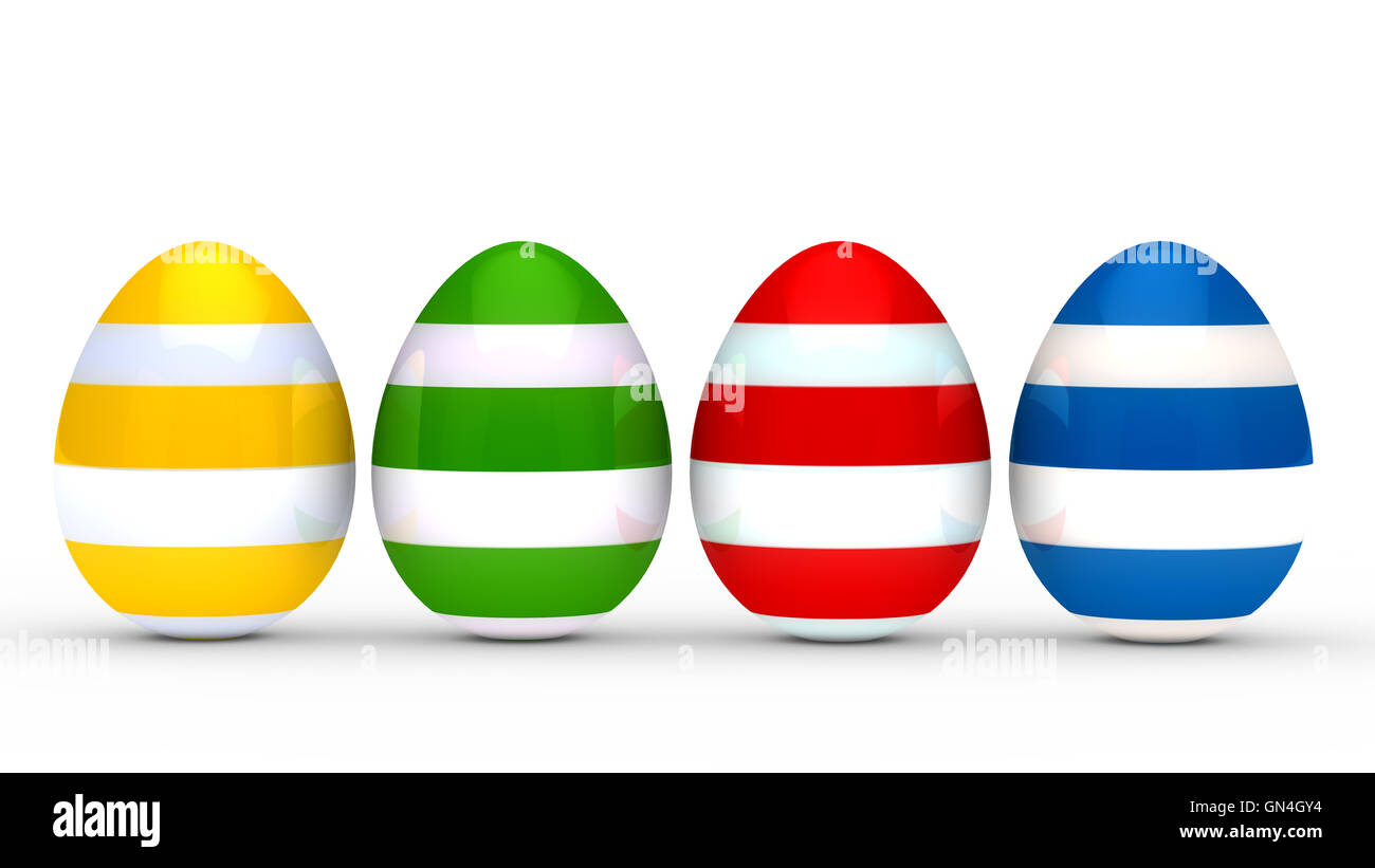 colorful eggs series Stock Photo - Alamy