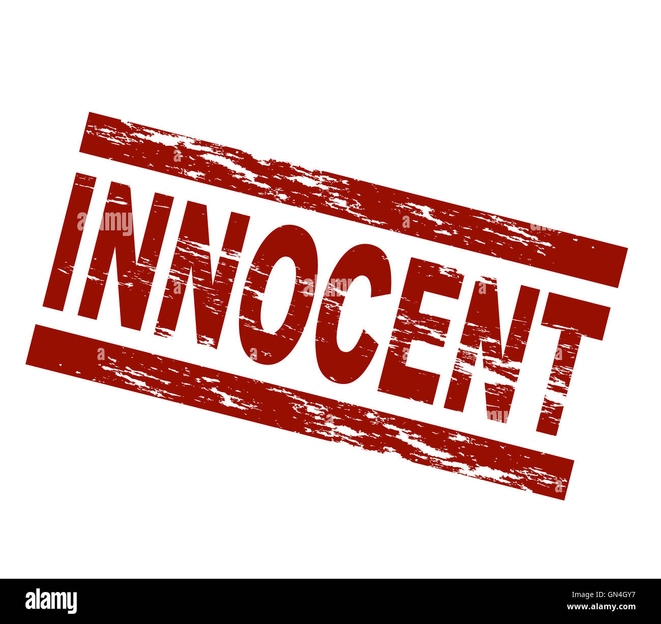 Stamp - innocent Stock Photo - Alamy