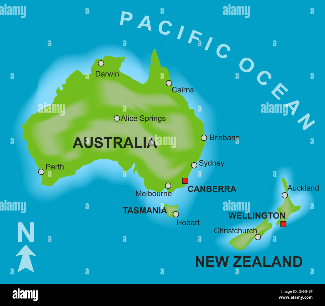 Official Map Of Australia