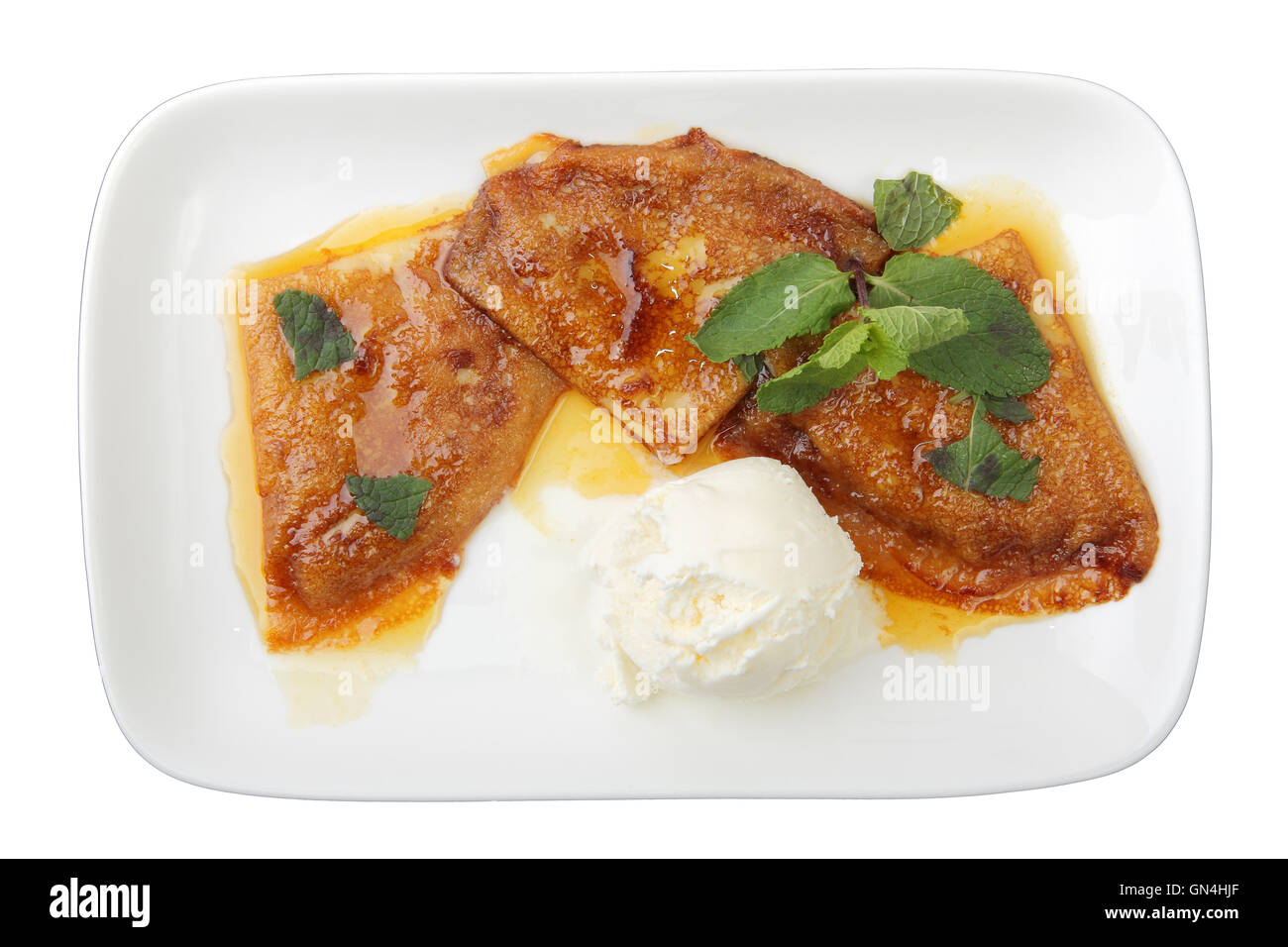 Three orange ice cream Cut Out Stock Images & Pictures - Alamy