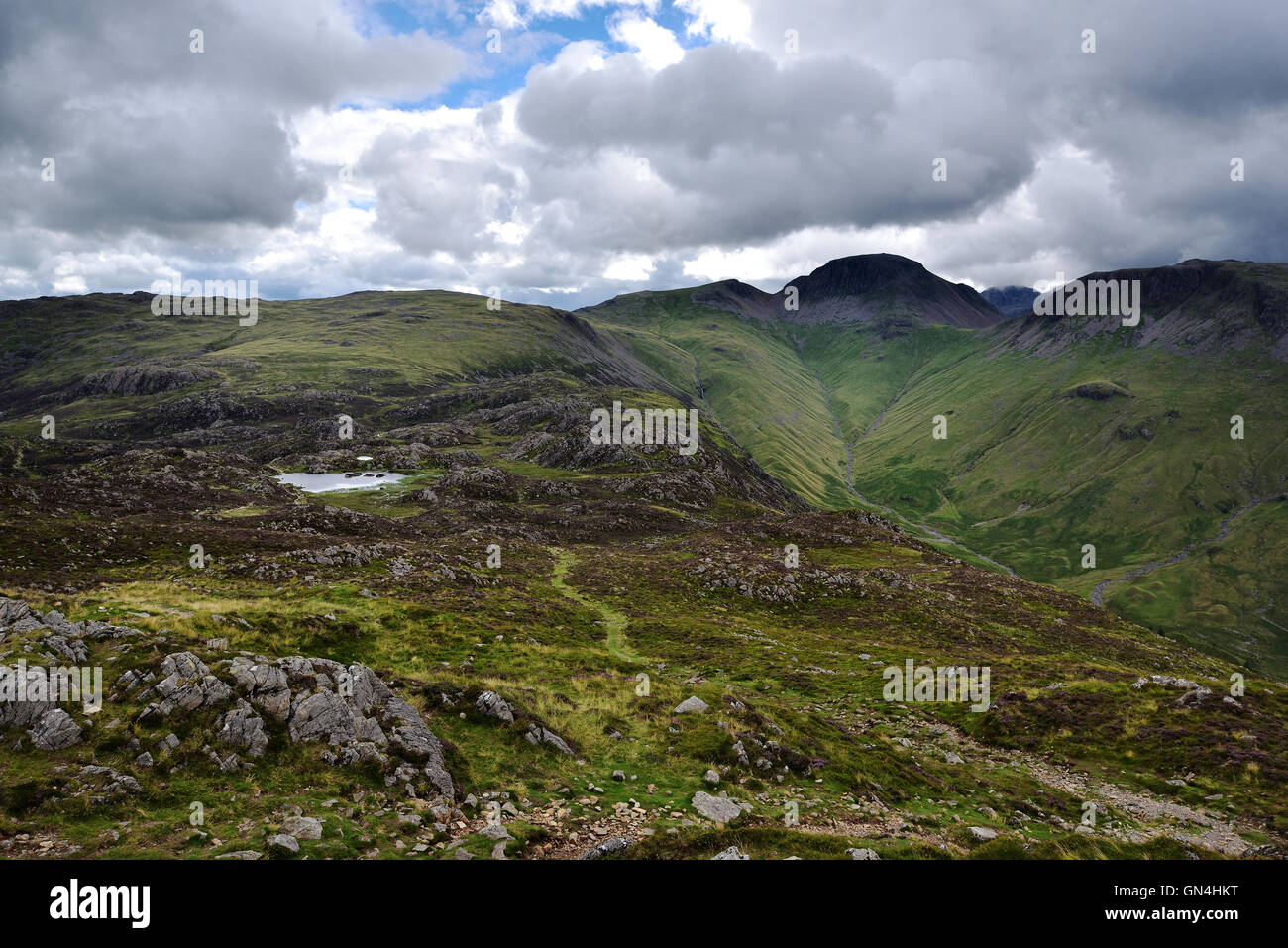 Innominate tarn from Haystacks Stock Photo - Alamy