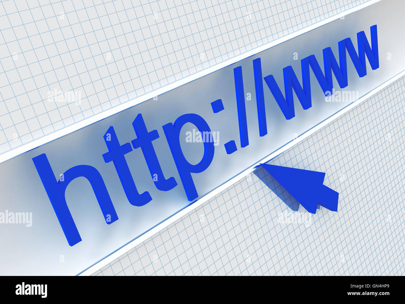 url in the address line and cursor Stock Photo - Alamy