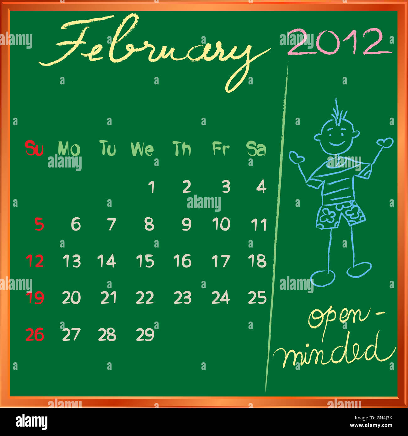February 2 calendar hi-res stock photography and images - Alamy