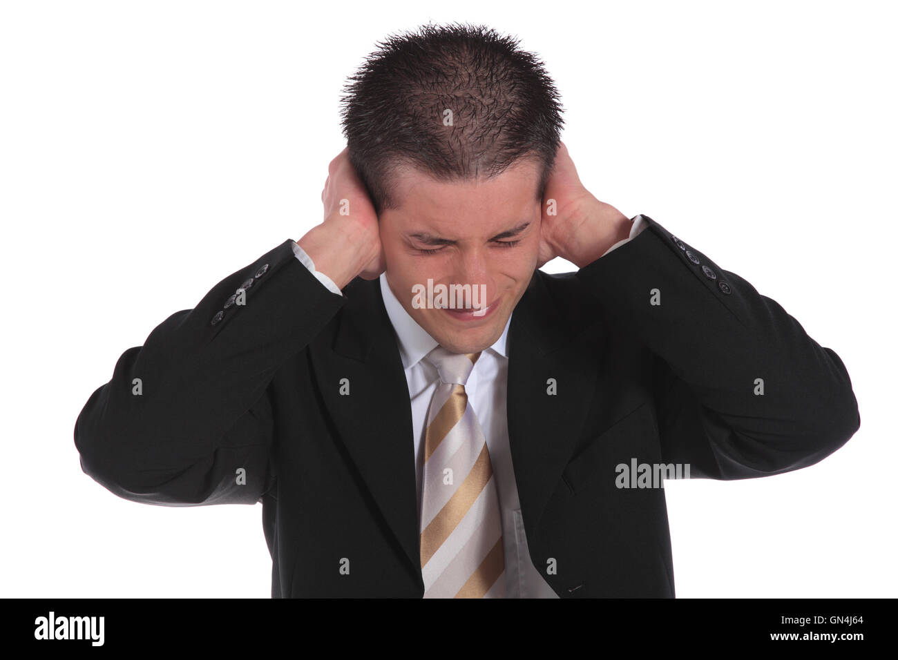Stressed businessman Stock Photo - Alamy Stressed businessman Stock Photo - Alamy