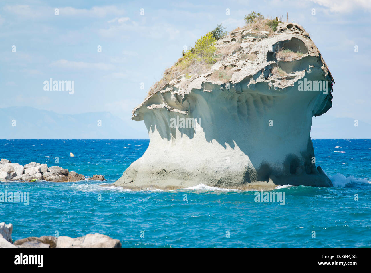 Ischia mushroom rock on shore hi-res stock photography and images - Alamy
