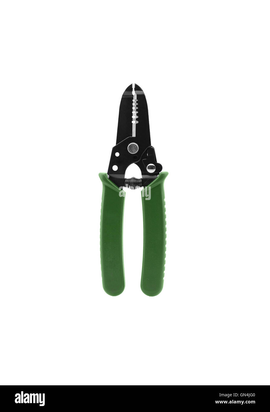 Wire Stripper, completely isolated on white background Stock Photo - Alamy