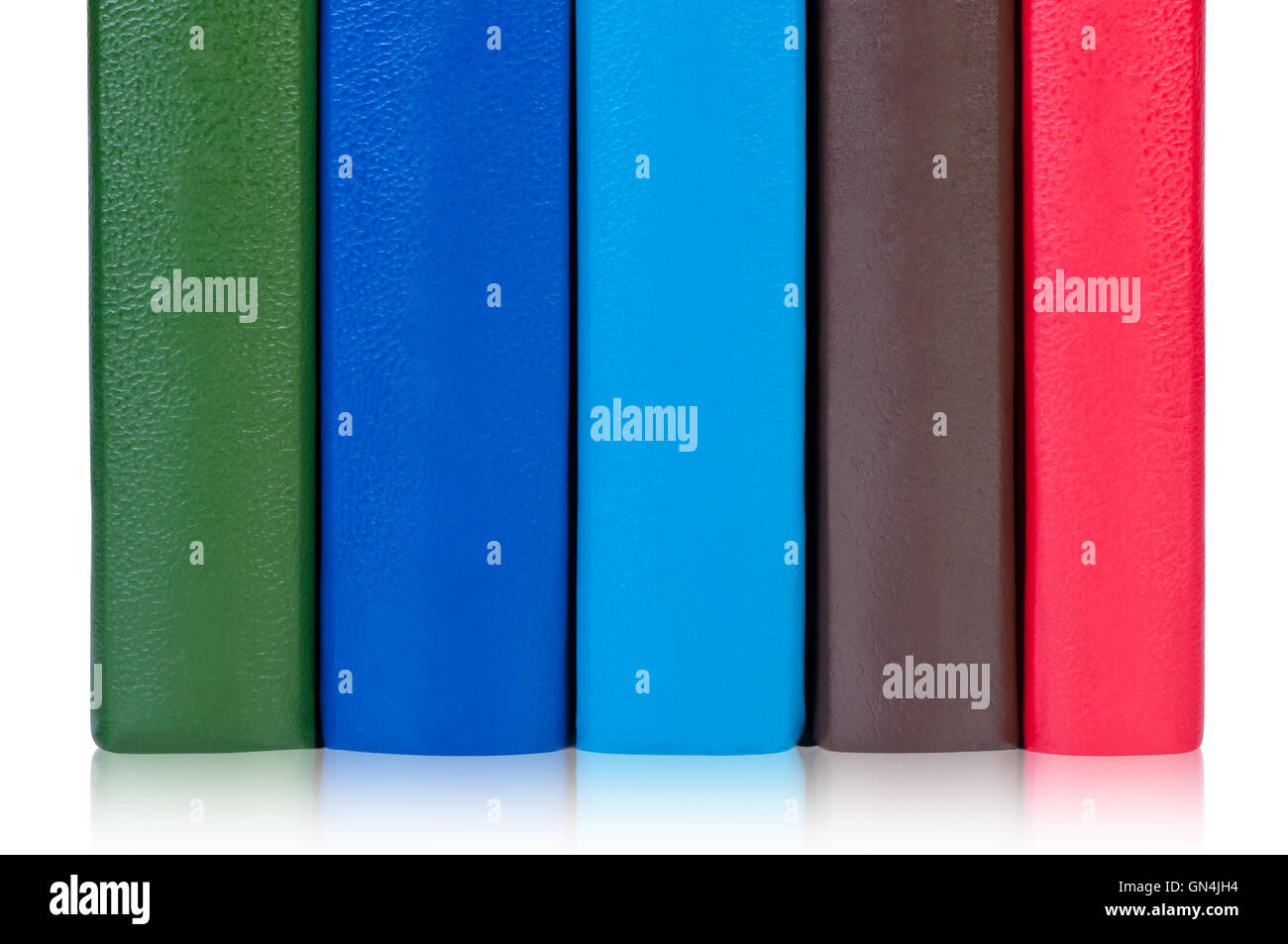 Books with colorful covers Stock Photo - Alamy