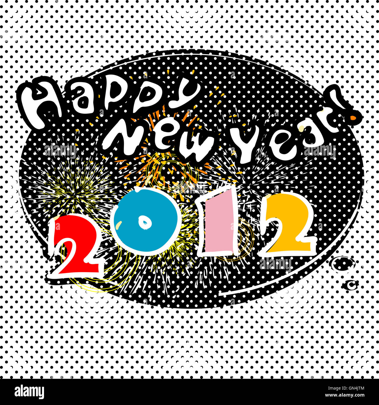 Happy new year pop hi-res stock photography and images - Alamy