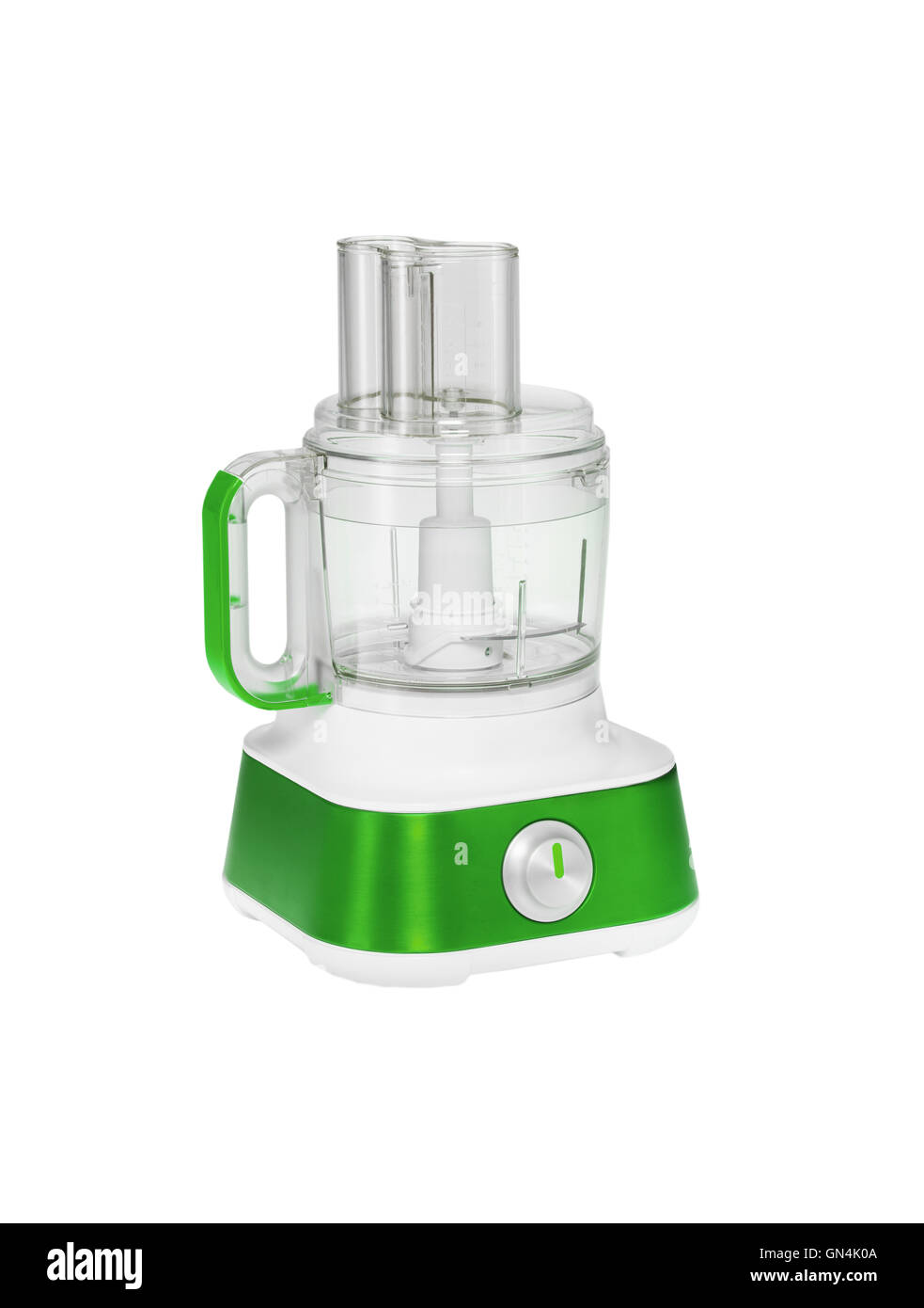Food processor isolated on a white background Stock Photo - Alamy
