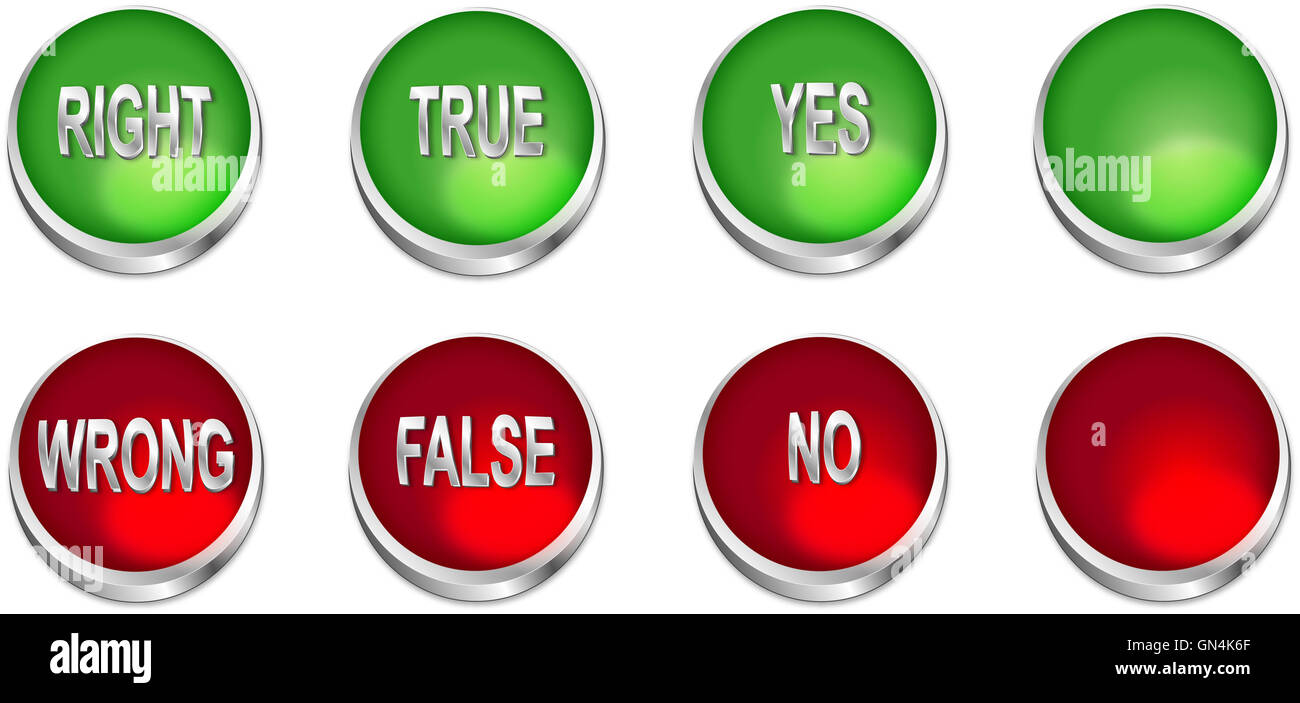 Right or wrong Stock Photo - Alamy