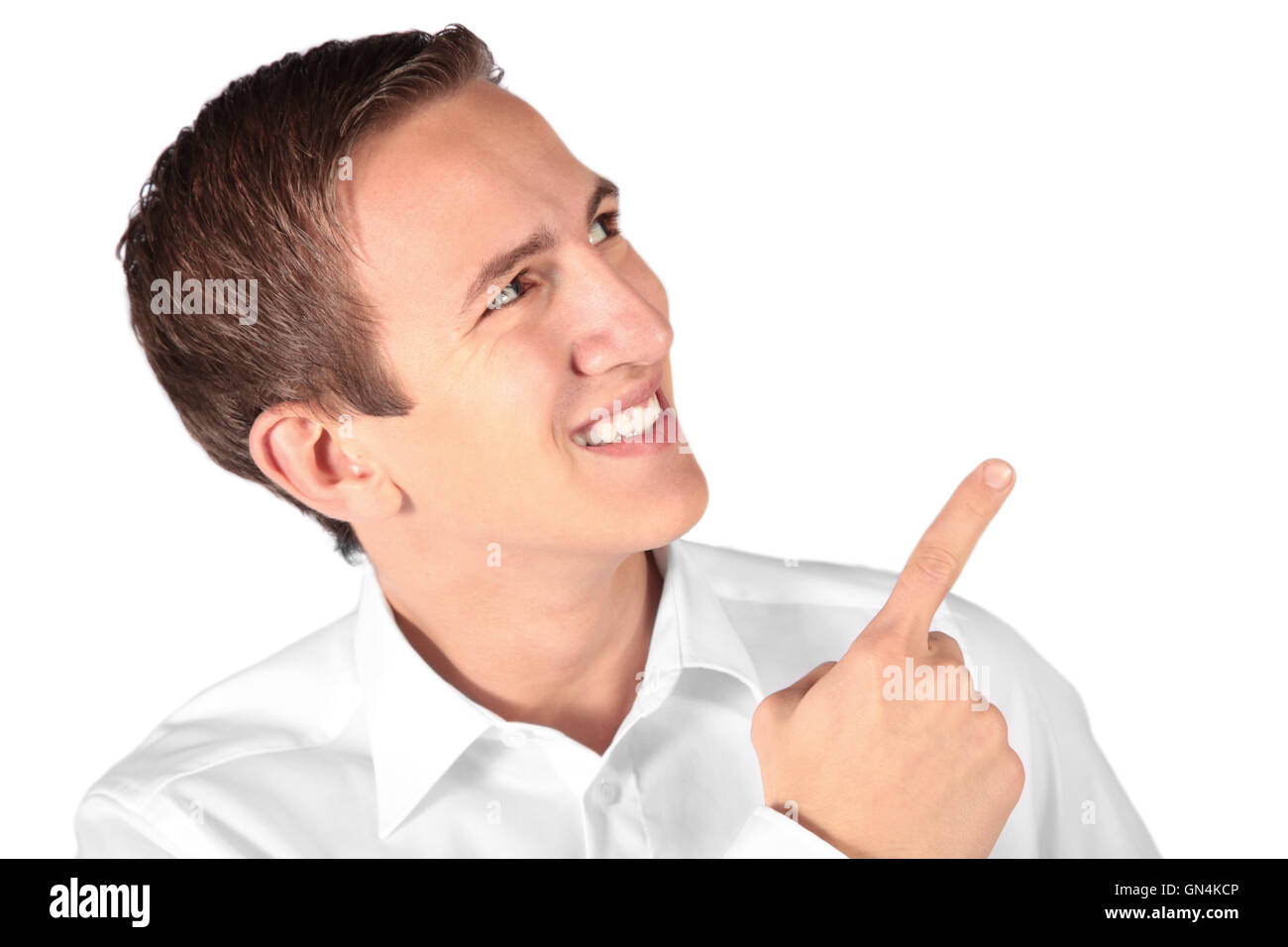 Look over there Stock Photo - Alamy