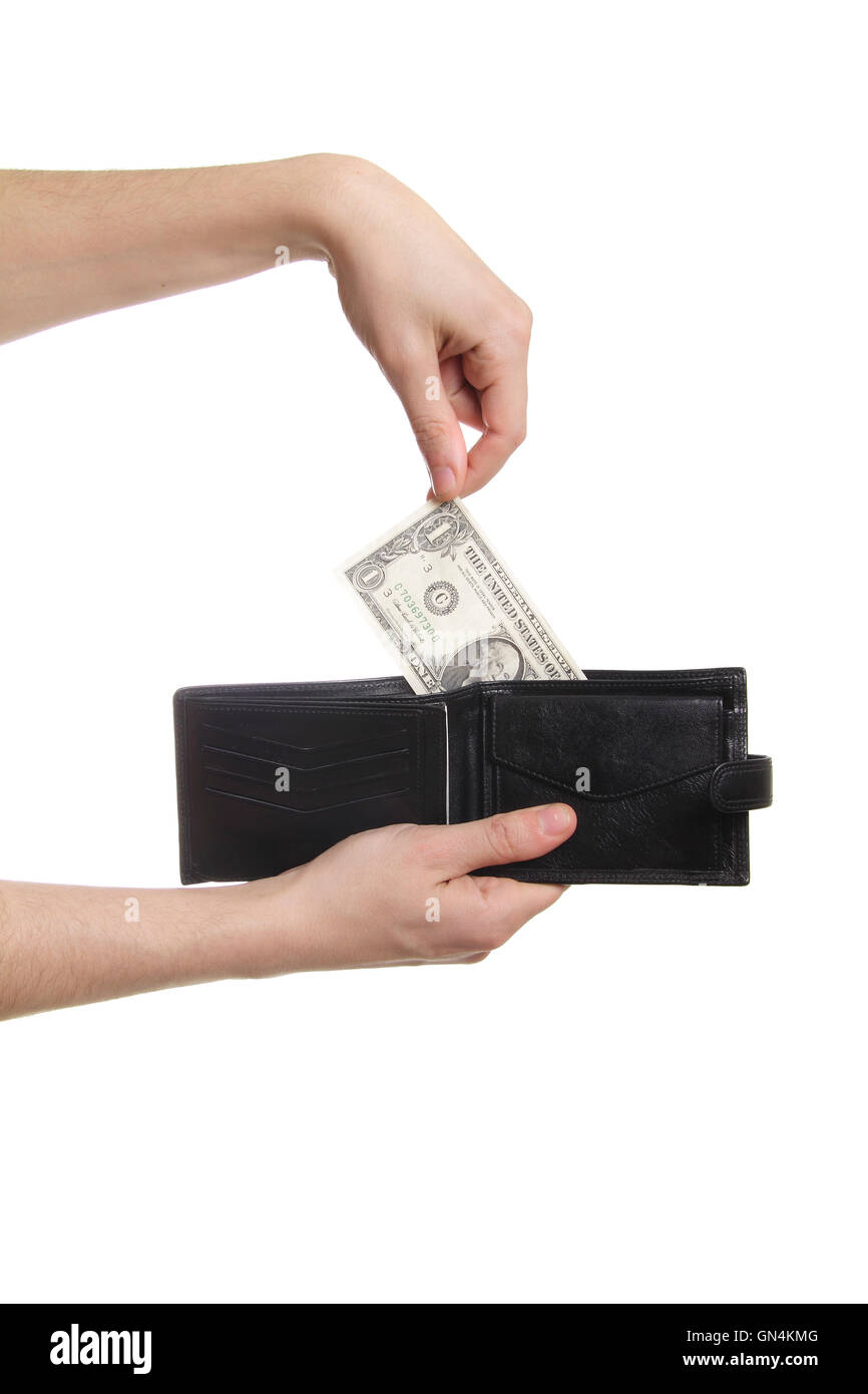 Money hand pulling Cut Out Stock Images & Pictures - Alamy
