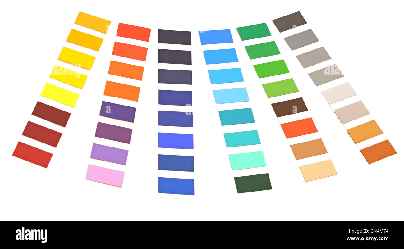 Interior palette Cut Out Stock Images & Pictures - Alamy