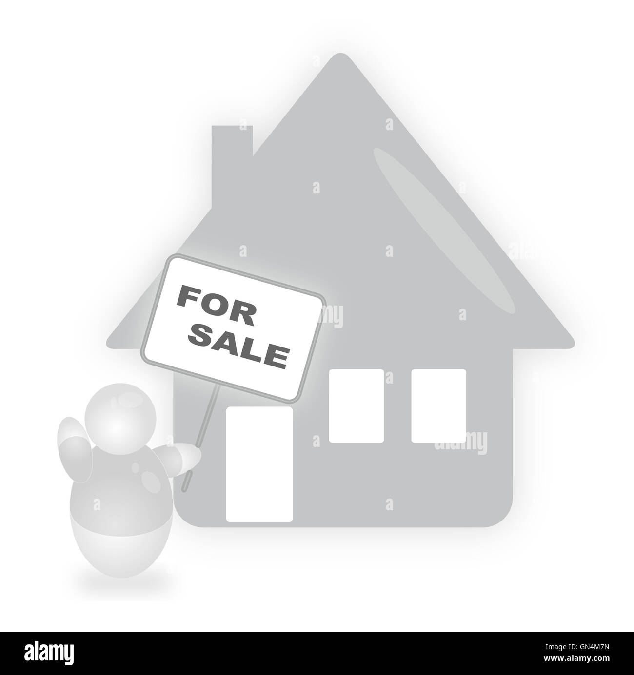 Real estate manager icon Cut Out Stock Images & Pictures - Alamy