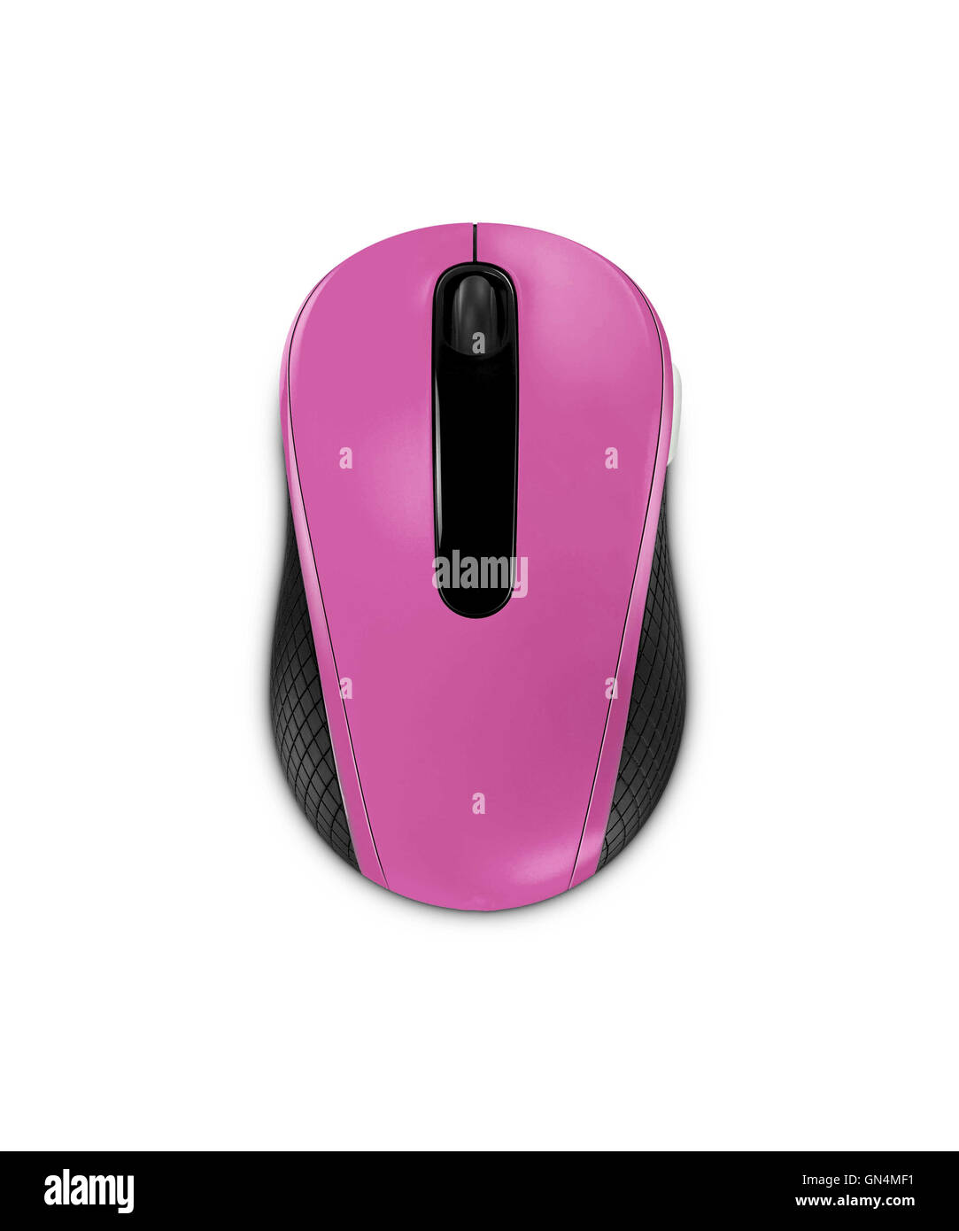pink computer mouse isolated on white background Stock Photo - Alamy