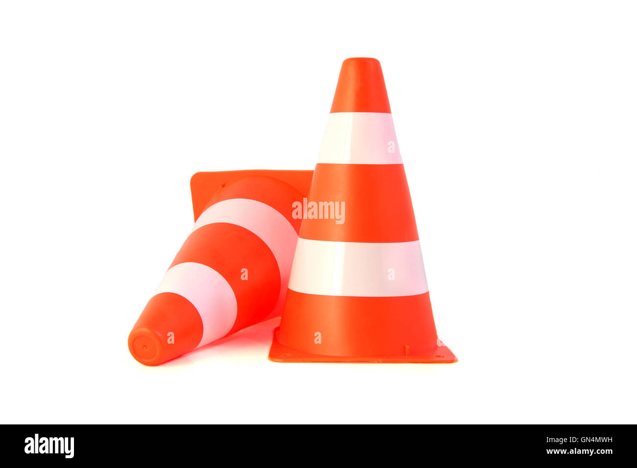 Isolated traffic cone Cut Out Stock Images & Pictures - Alamy