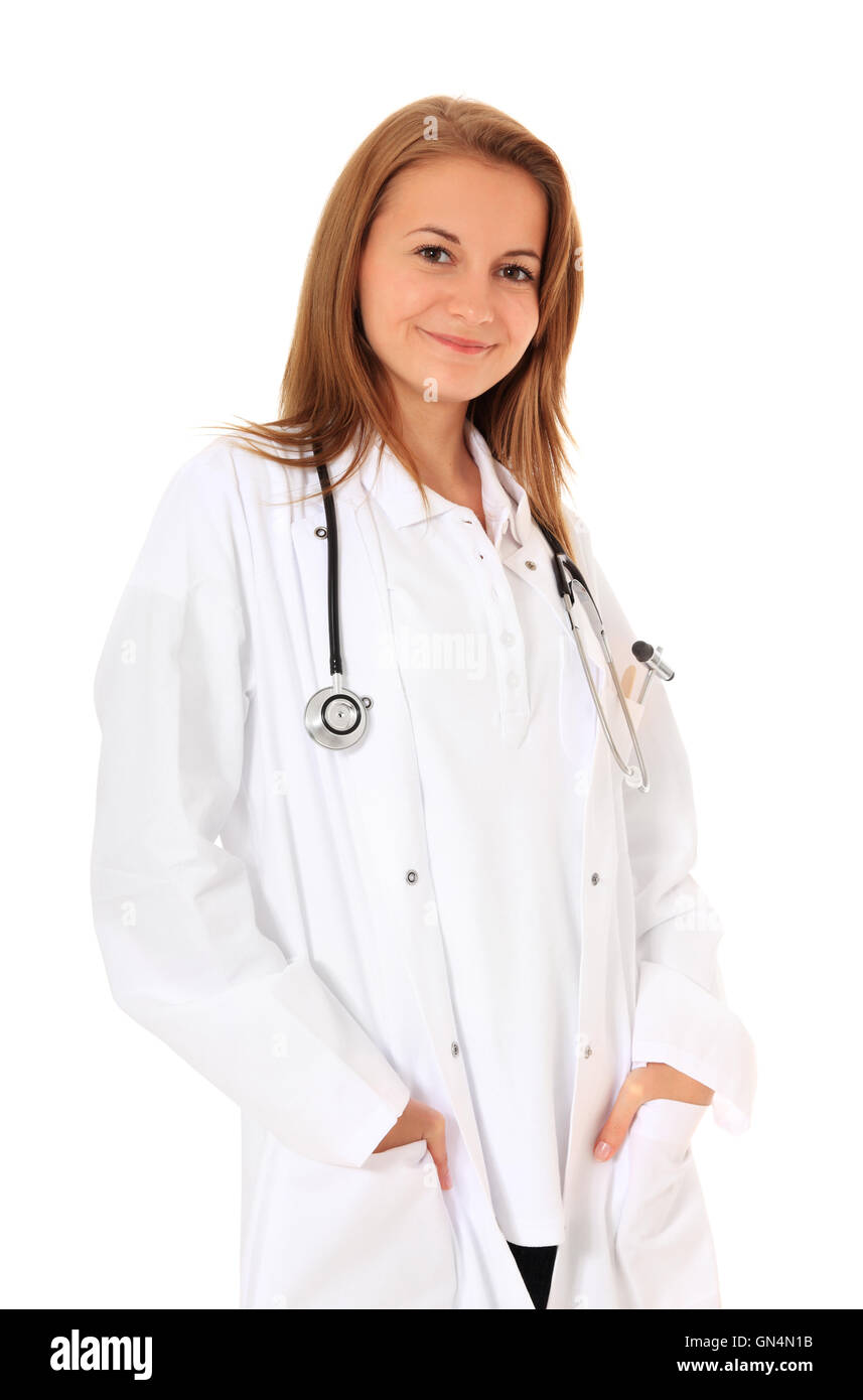 Attractive medical student Stock Photo - Alamy