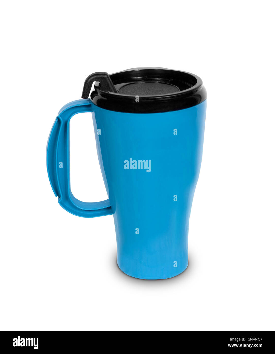 Simple blue thermal mug Stock Photo - Alamy
