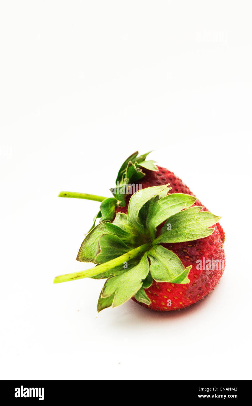 Strawberries fruits isolated Cut Out Stock Images & Pictures - Alamy