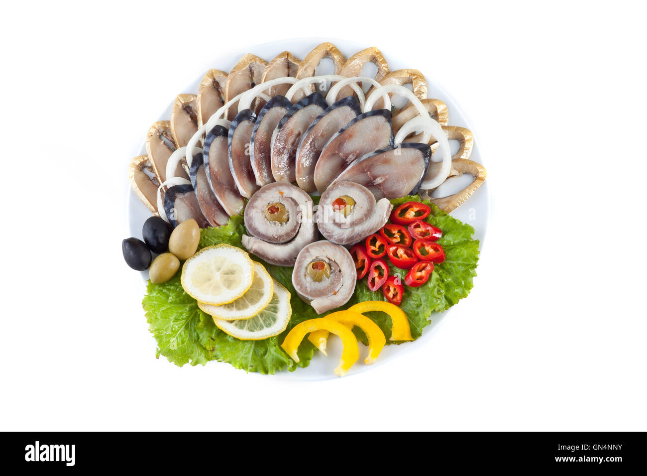 various sliced fish Stock Photo - Alamy