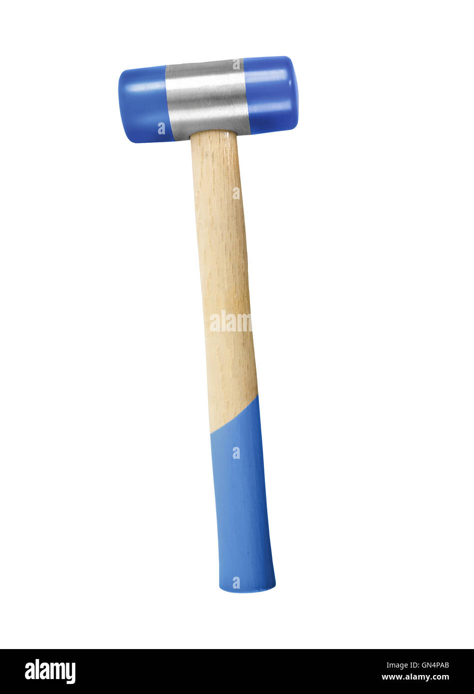 blue Hammer on white Stock Photo - Alamy