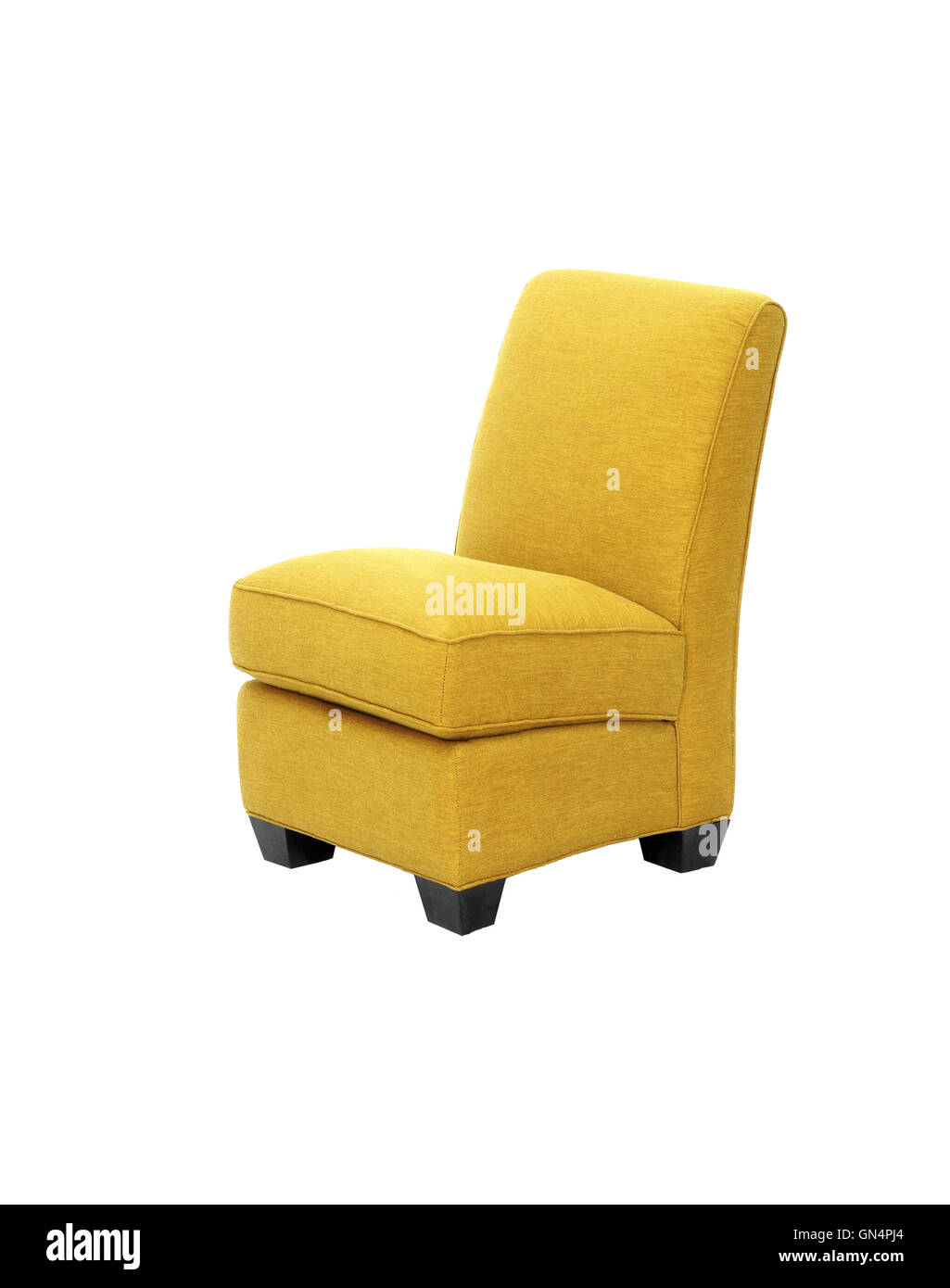 yellow modern chair Stock Photo - Alamy