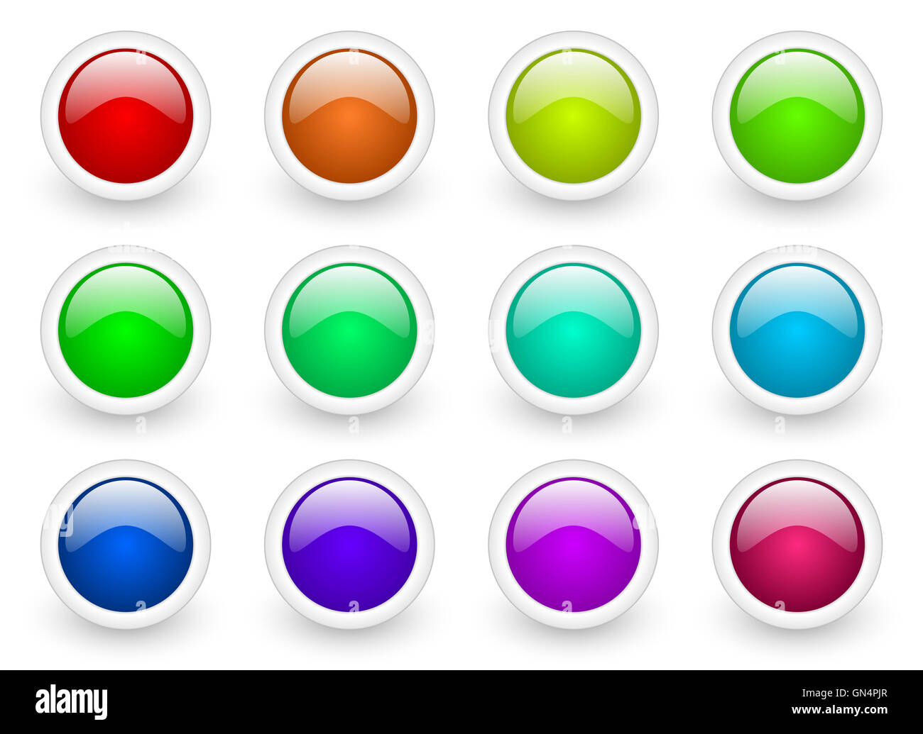 Colorful button bar Cut Out Stock Images & Pictures - Alamy