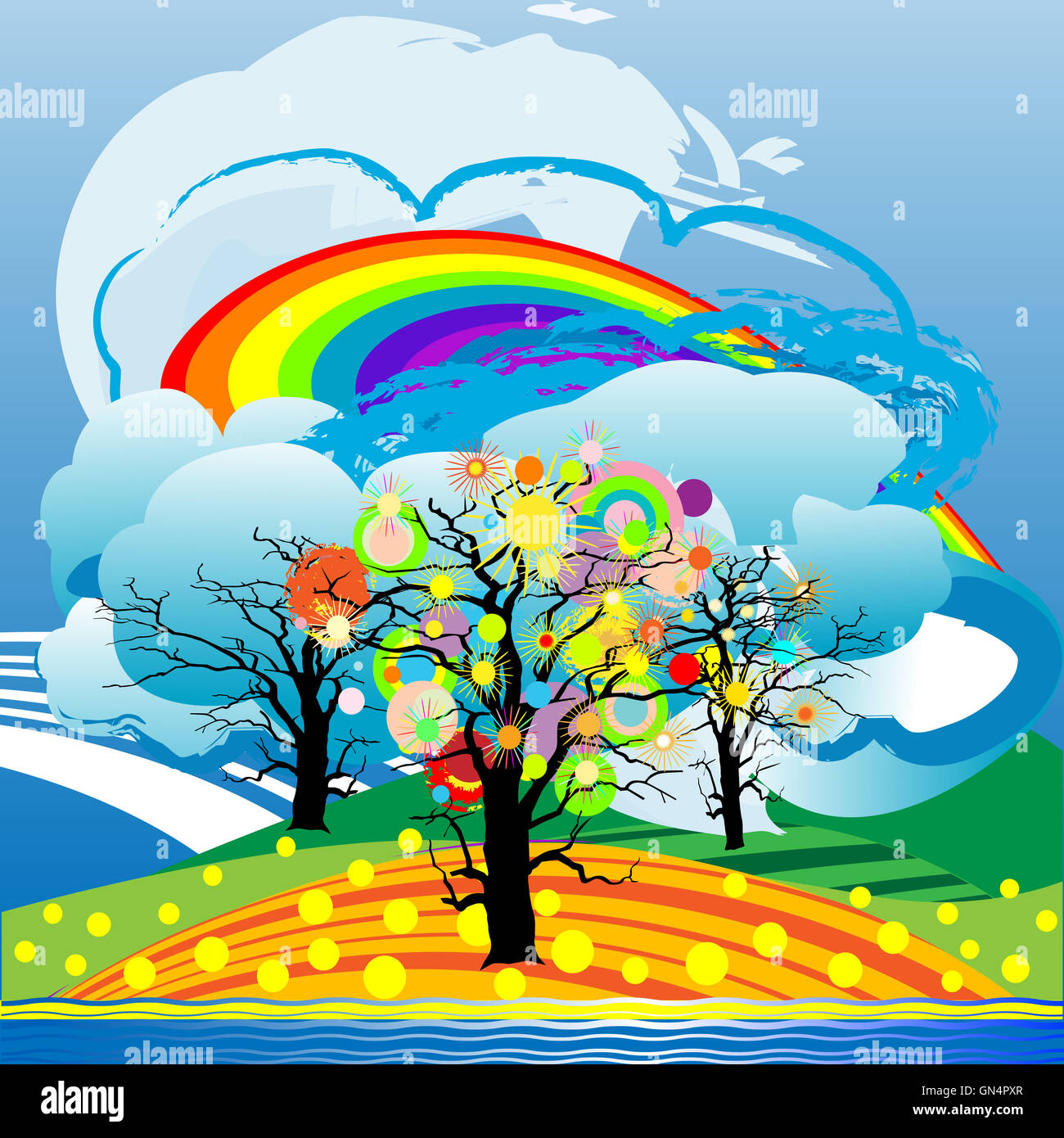 Artistic rainbow hi-res stock photography and images - Alamy
