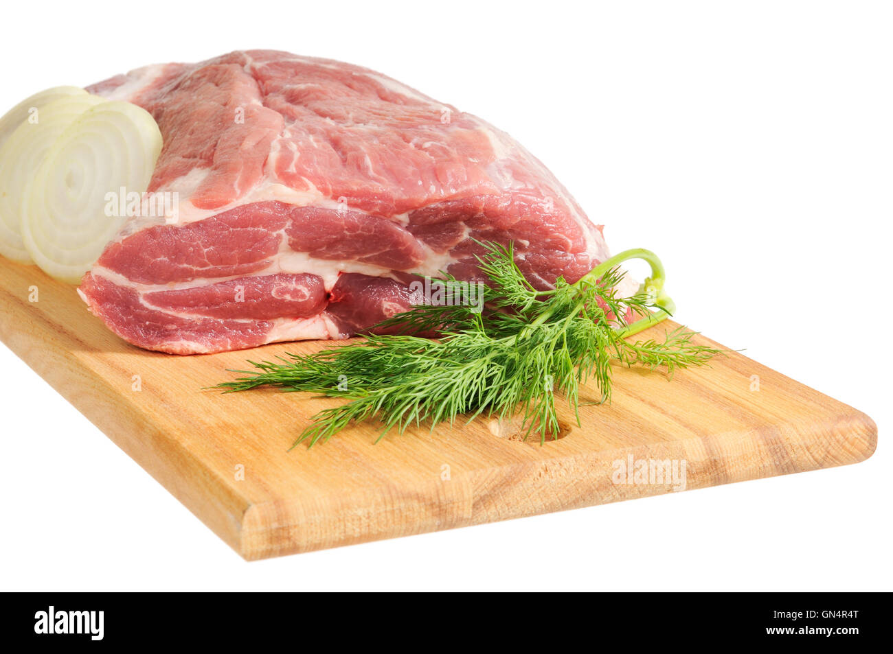 Piece of pork for roasting Stock Photo - Alamy