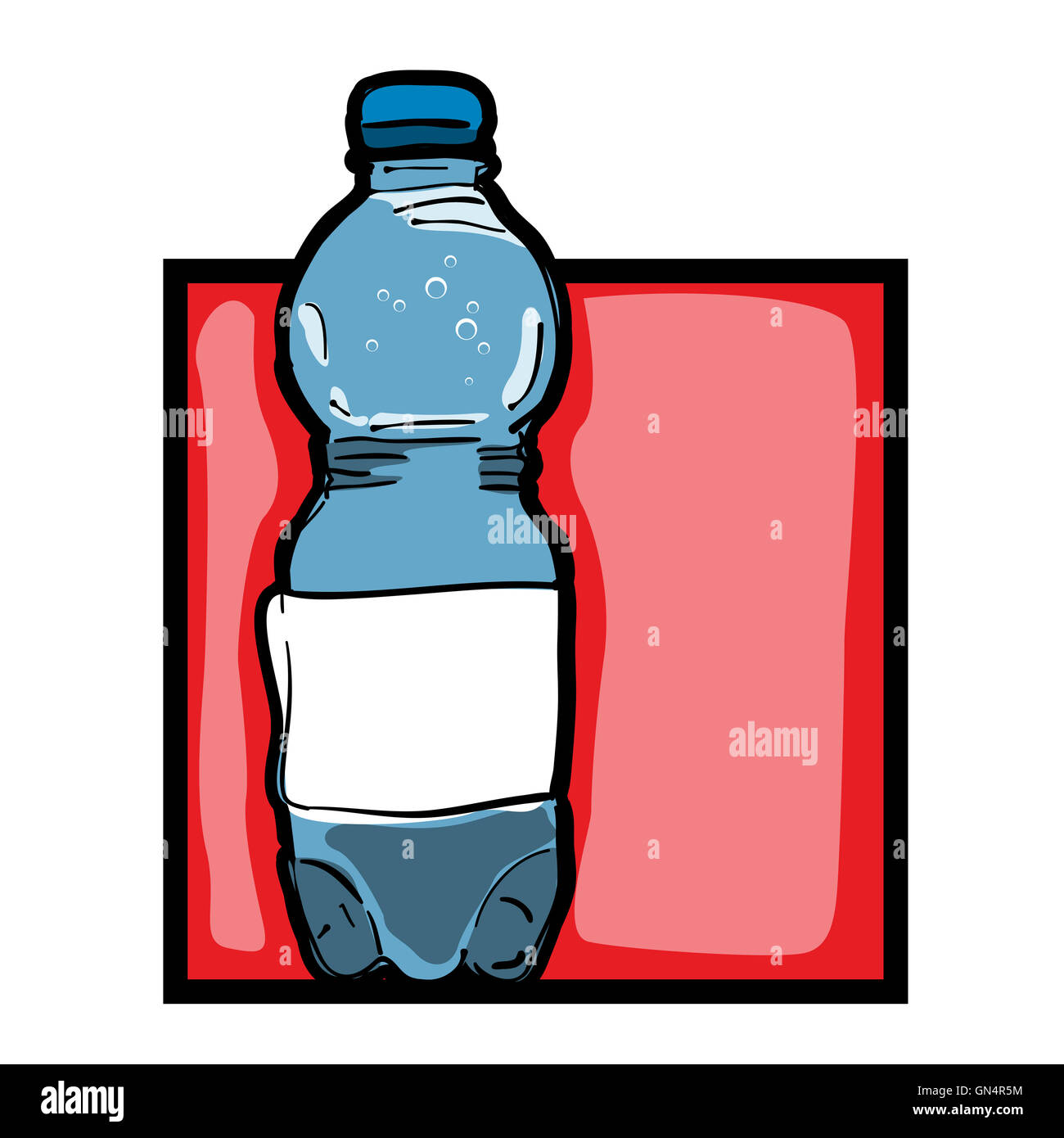 Clip art water bottle Stock Photo - Alamy