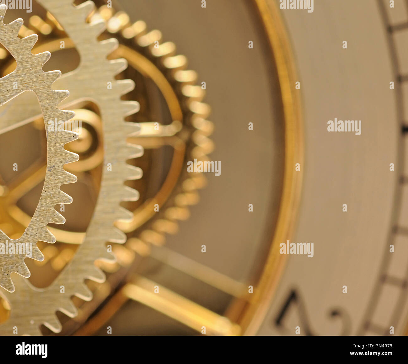 clock mechanic inside, clockwork close up Stock Photo - Alamy