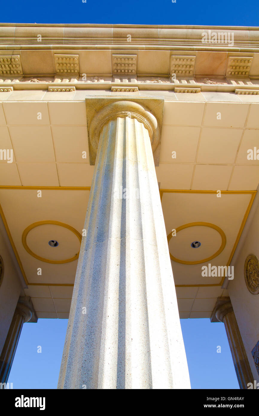 Detail of classical columns Stock Photo - Alamy