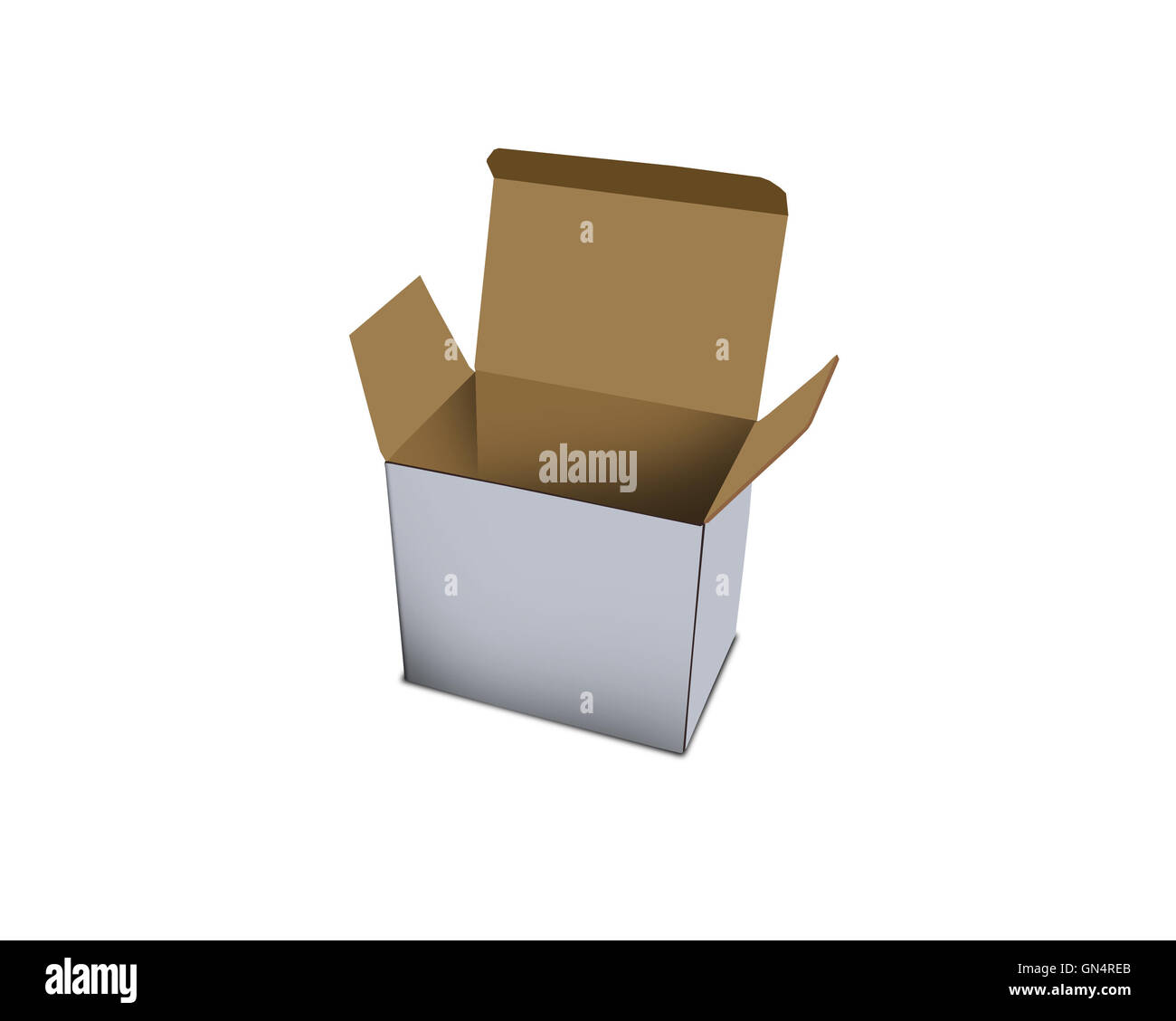 white paper box Stock Photo - Alamy