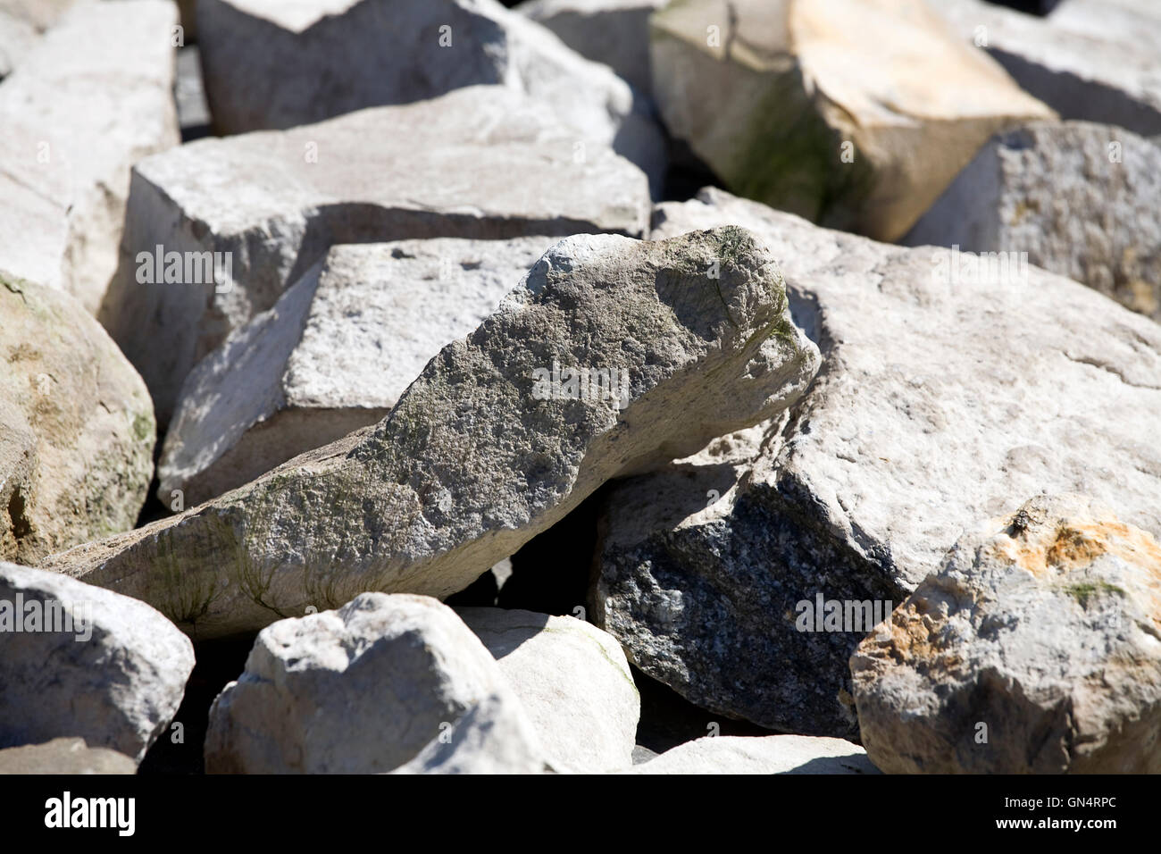 large granit stone of grey color Stock Photo - Alamy