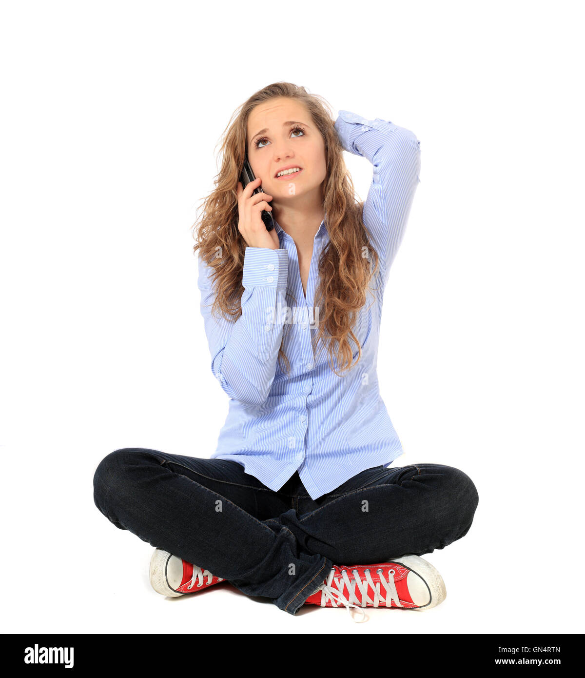Teen call Cut Out Stock Images & Pictures - Alamy