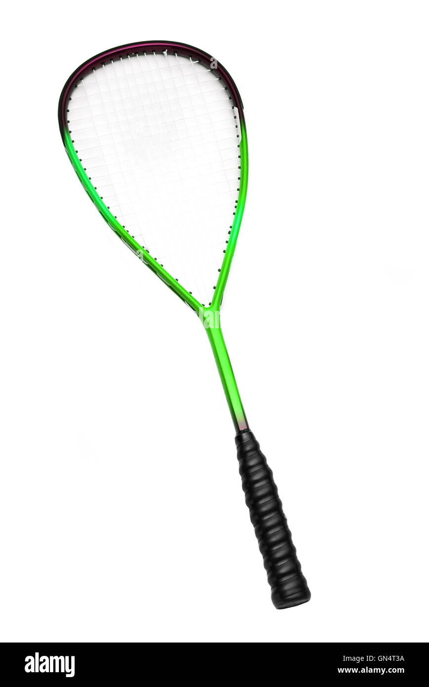 Photo of one racket of tennis on a over white background Stock Photo ...