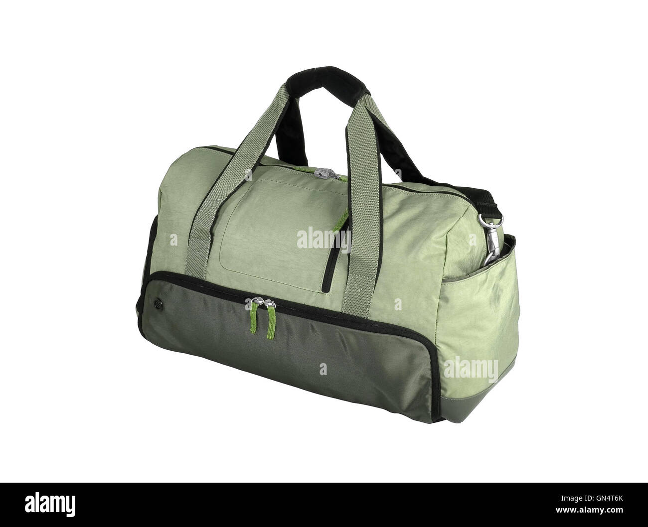 Green Duffel Bag Stock Photo - Alamy
