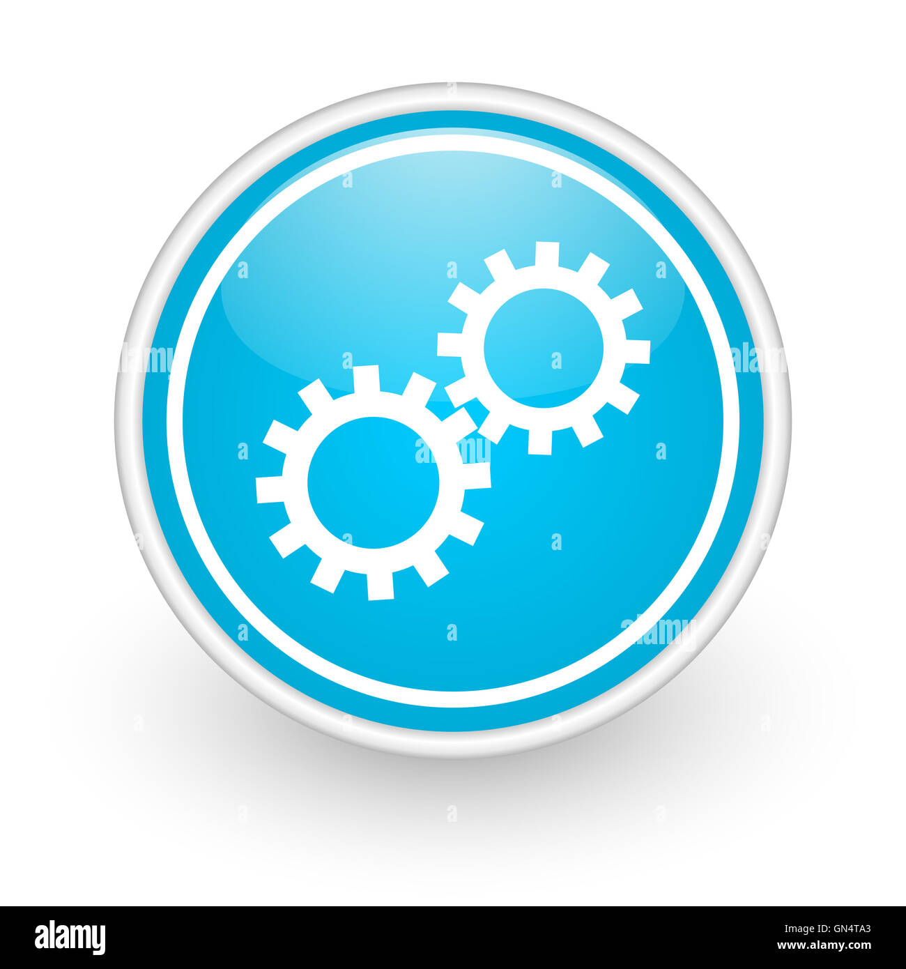 Gear icon Cut Out Stock Images & Pictures - Alamy