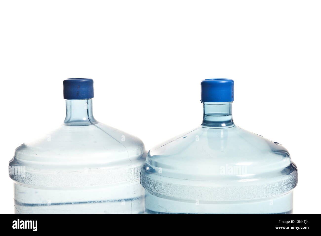 two big plastic bottle's for potable water Stock Photo - Alamy