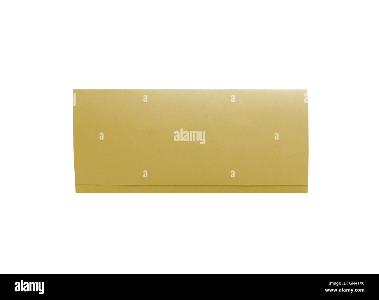 yellow envelope isolated on white Stock Photo - Alamy