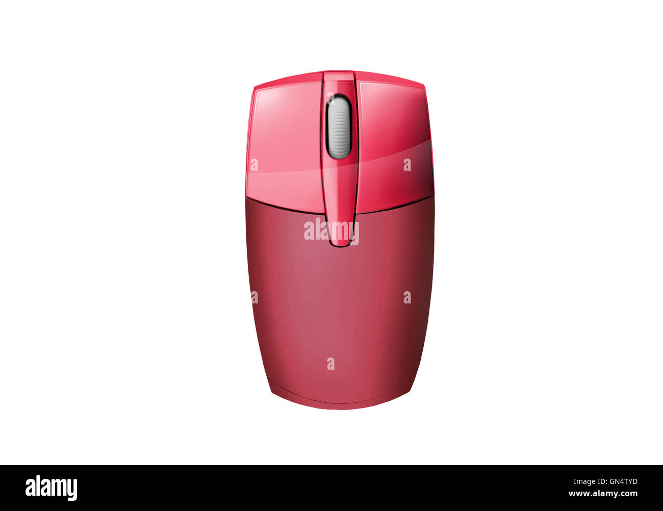 pink computer mouse isolated on white Stock Photo - Alamy