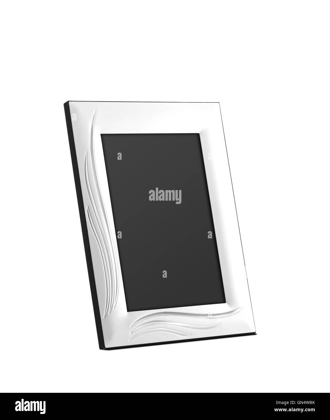 White photo frame Stock Photo - Alamy